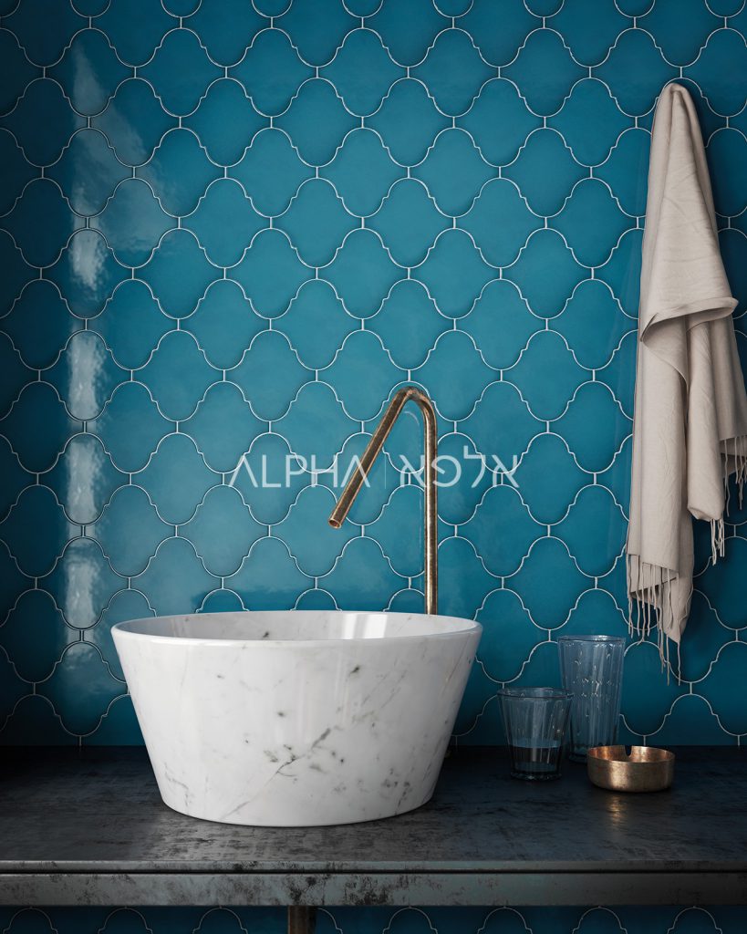 ALHAMBRA ELECTRIC BLUE - אלפא אריחים מעוצבים